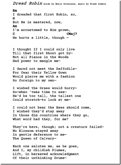 Dread Robin | Frank Hudson